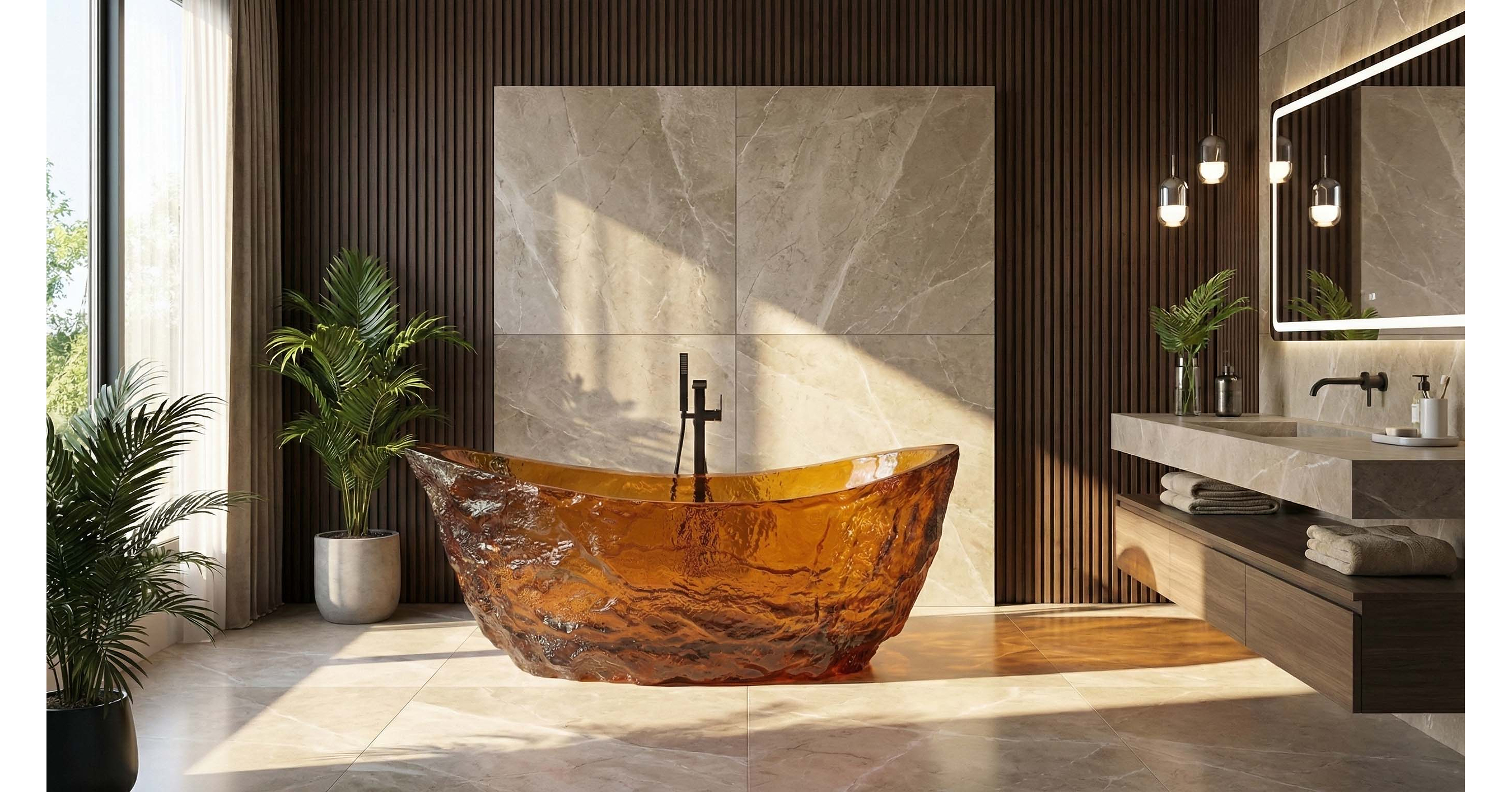 EMPAVA Brings Sculptura Resin Craftsmanship to the Modern Bath