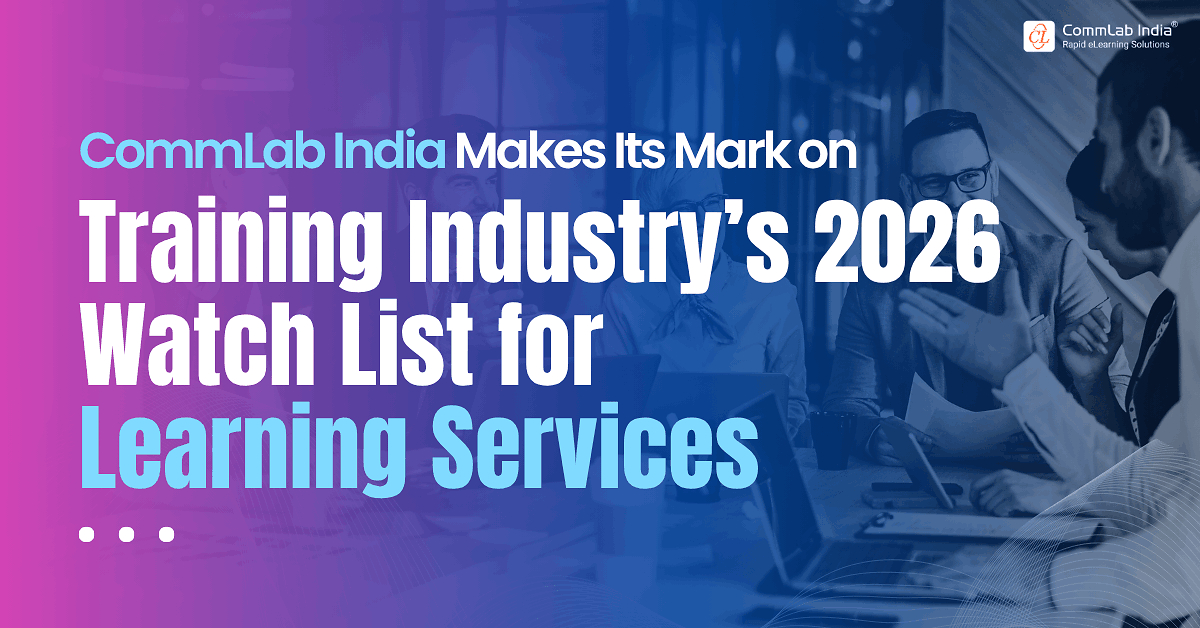 CommLab India in Training Industry's 2026 Learning Services Watch List
