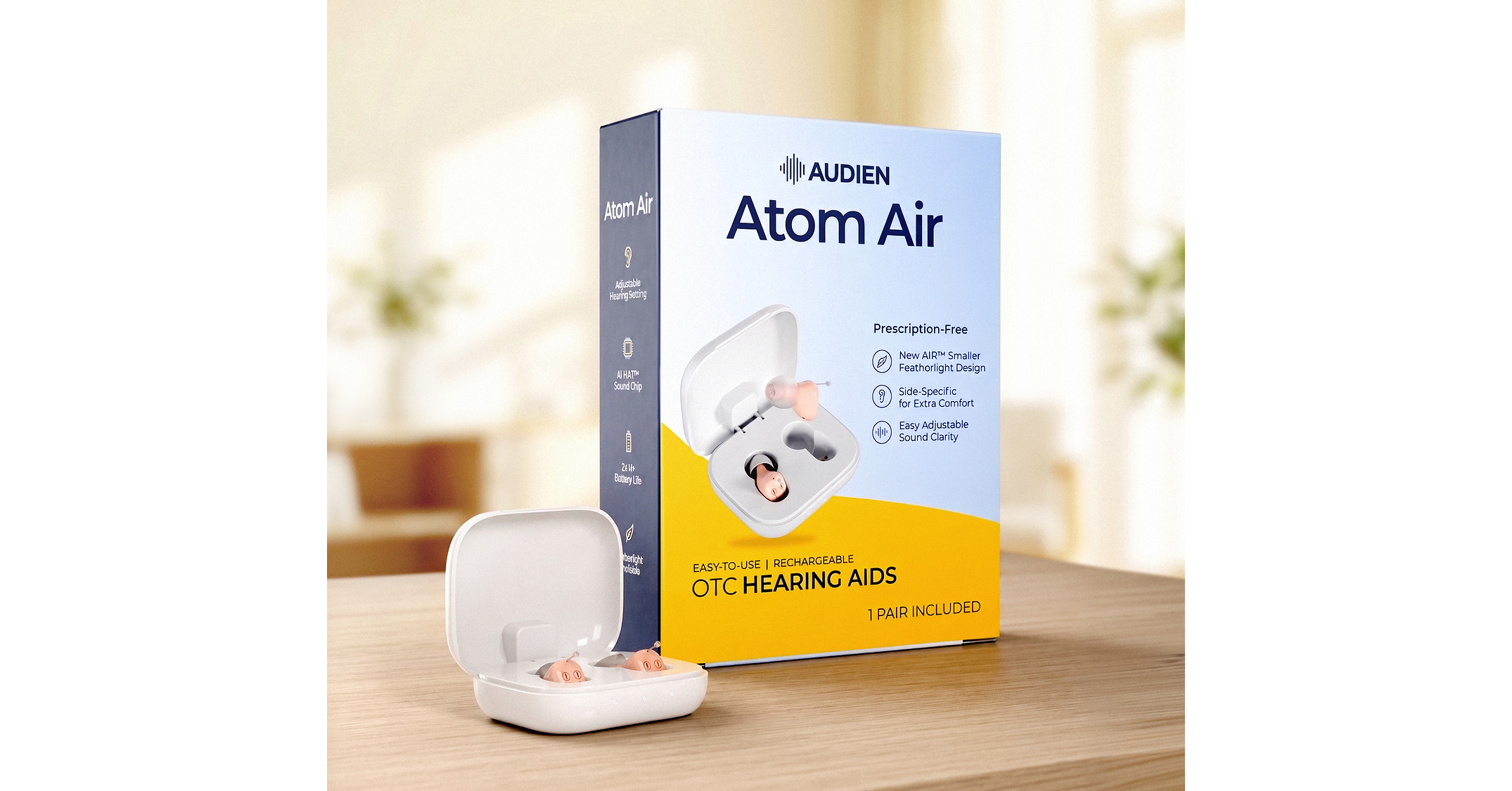 Audien Hearing Launches Atom Air, the Lightest Way to Start Hearing Better
