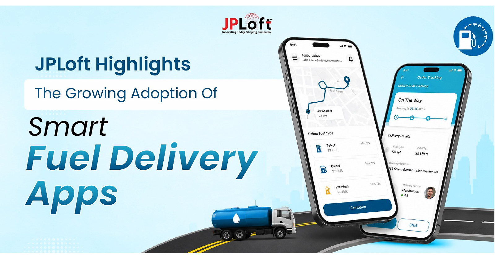 JPLoft Highlights the Growing Adoption of Smart Fuel Delivery Apps