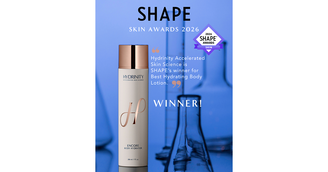 HYDRINITY Earns Fourth National Beauty Award of 2026 as ENCORE Body ...
