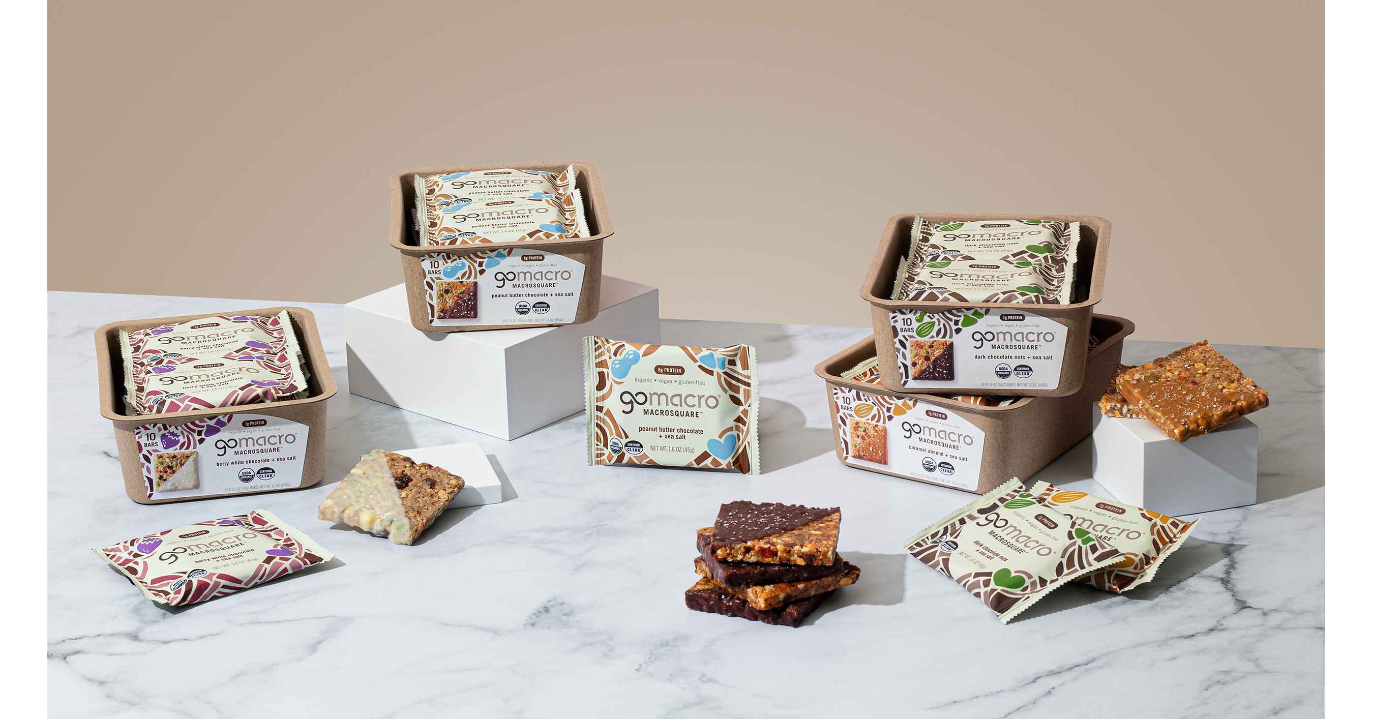 GoMacro® Launches MacroSquares™: A New Bar Format with Layered Textures ...