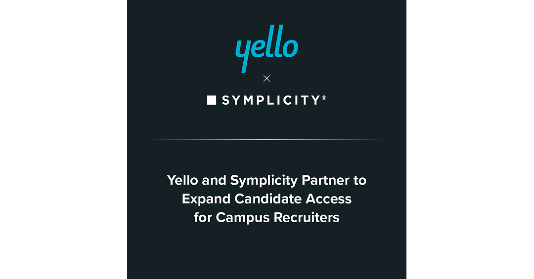 Yello and Symplicity Partner to Expand Candidate Access for Campus ...
