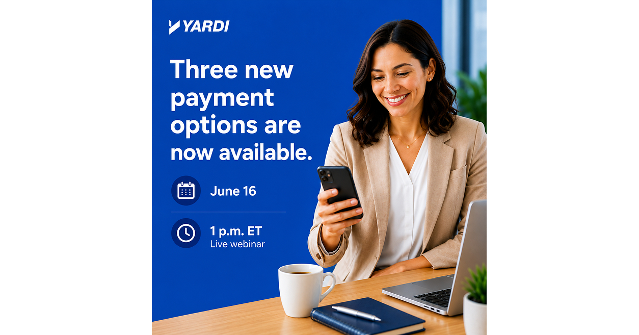 Yardi expands payment options for Canadian property managers with new ...
