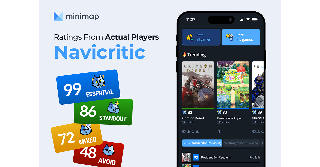 Minimap Launches Navicritic, a Verified Game Rating System Built on ...