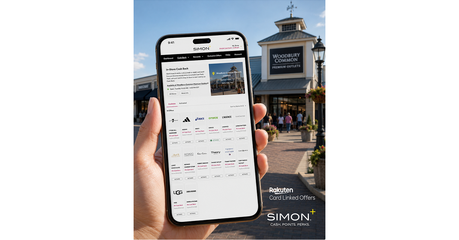 Rakuten Card Linked Offer Network Powers In-Store Offers for Simon+ ...