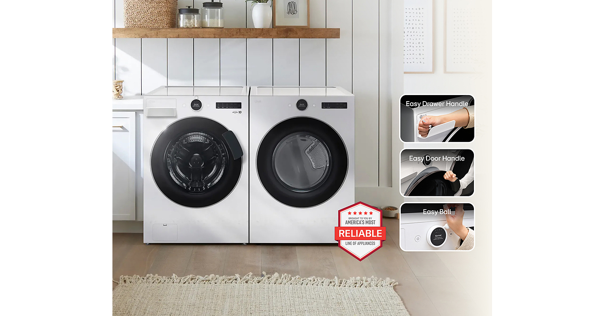 LG ELECTRONICS BRINGS USER-FRIENDLY DESIGN TO THE LAUNDRY ROOM WITH 'LG ...
