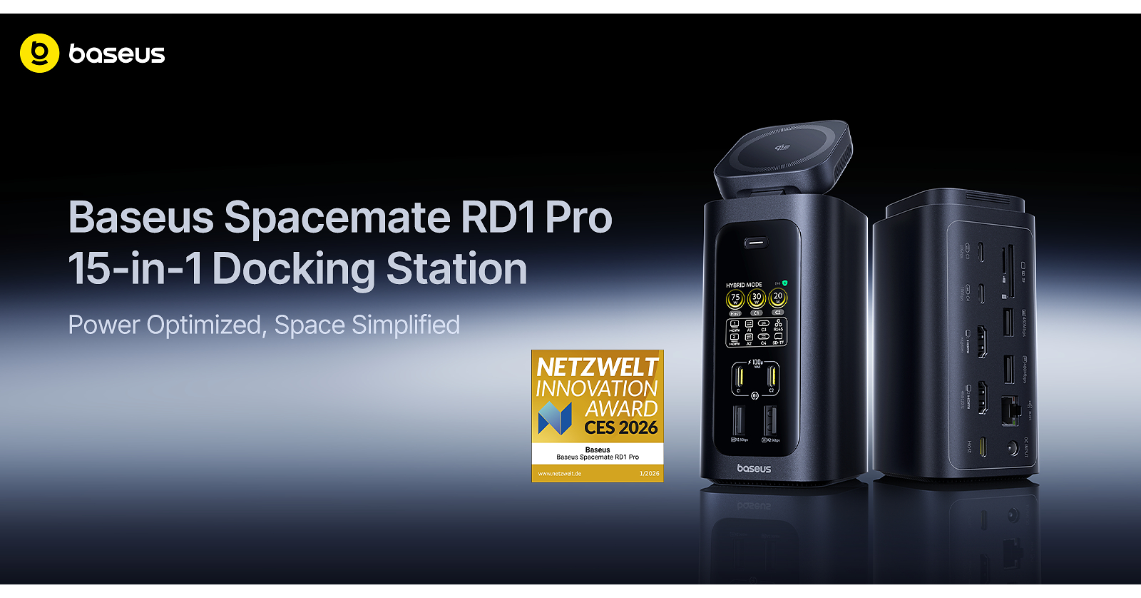 Unlock a Clutter-Free Powerhouse: Baseus Unveils the Spacemate RD1 Pro ...