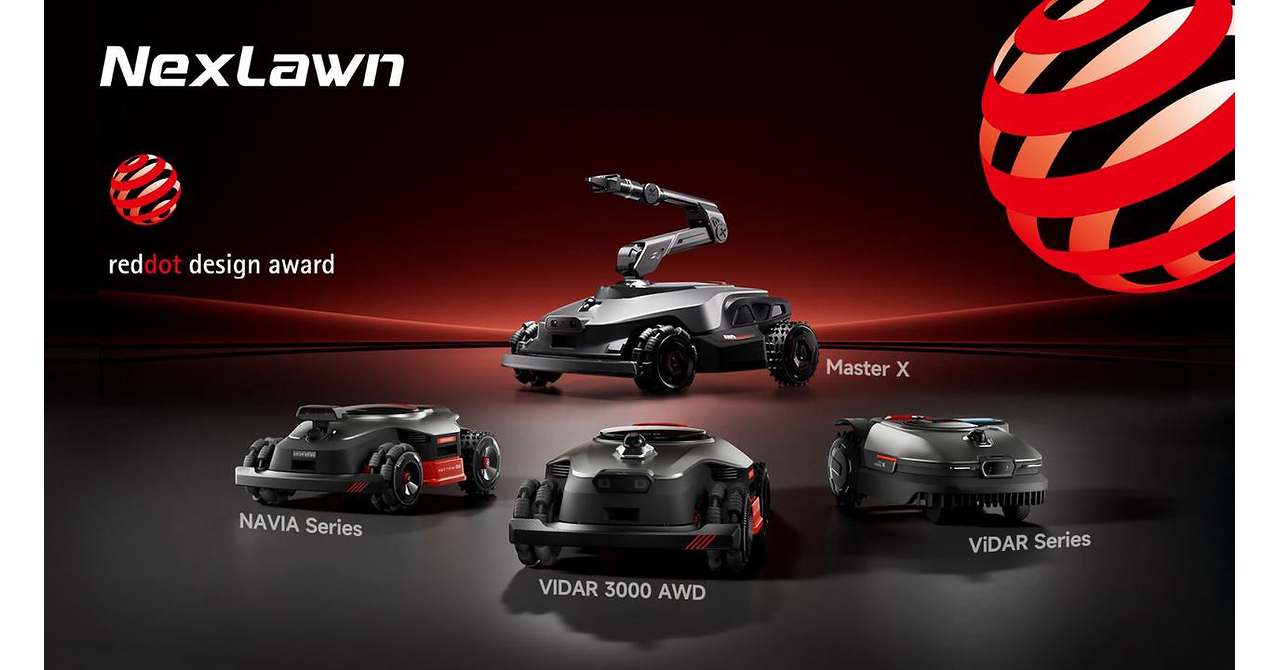 Multiple NexLawn Robotic Lawn Mowers Sweep the 2026 iF and Red Dot ...