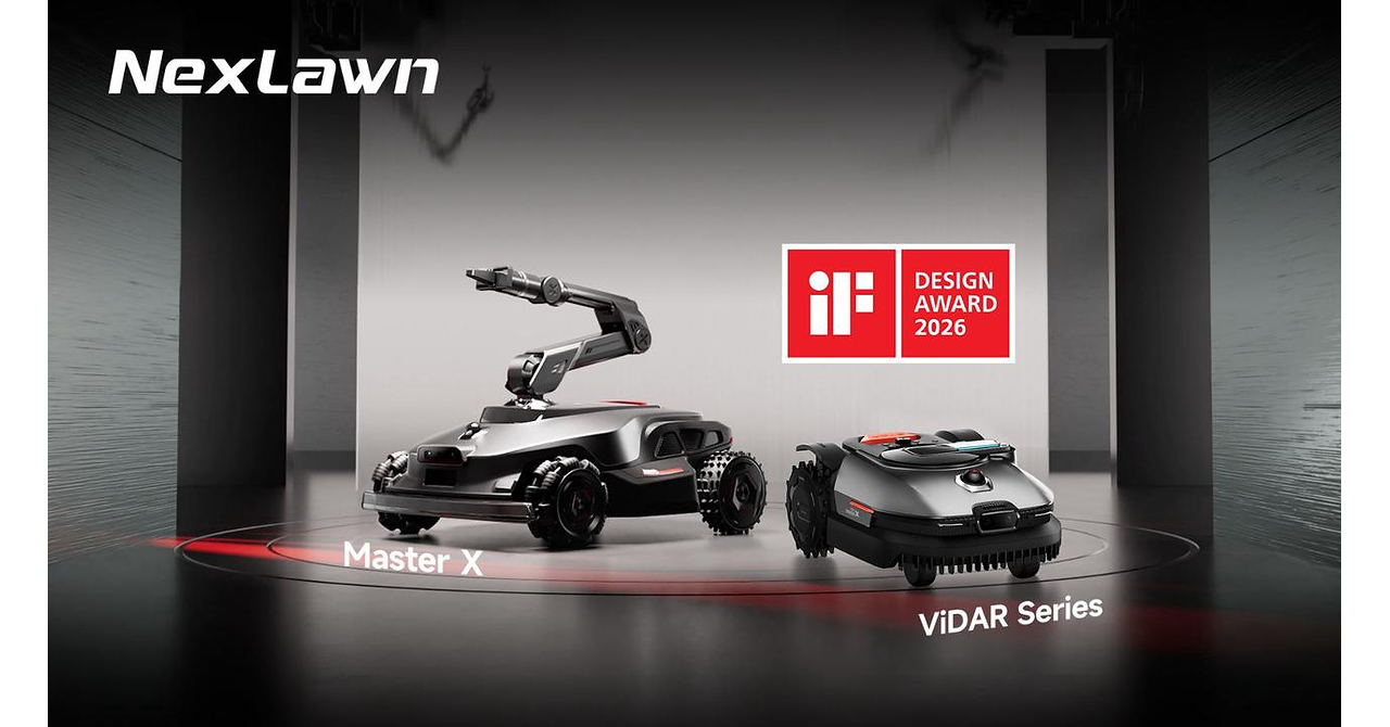Multiple NexLawn Robotic Lawn Mowers Sweep the 2026 iF and Red Dot ...