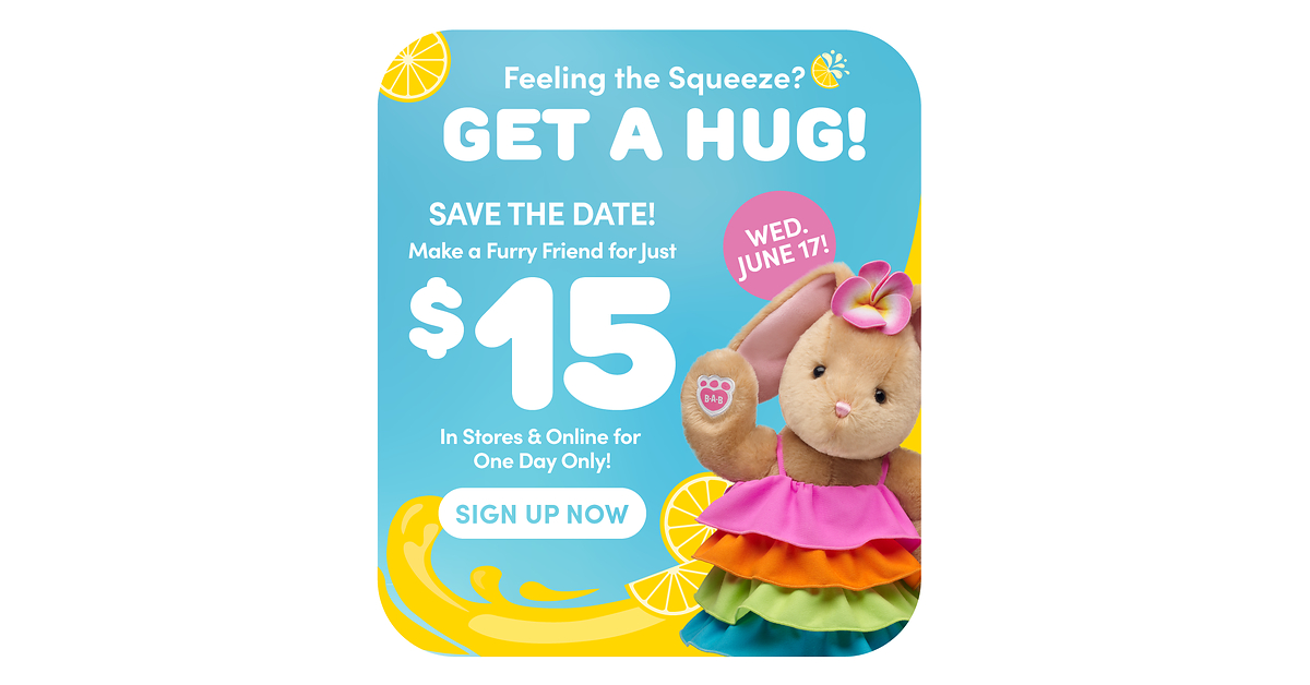 BUILD-A-BEAR WORKSHOP UNWRAPS A SUMMER OF MYSTERY DEALS