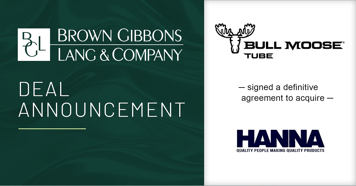 BGL Announces Bull Moose Tube Company has Reached a Definitive ...
