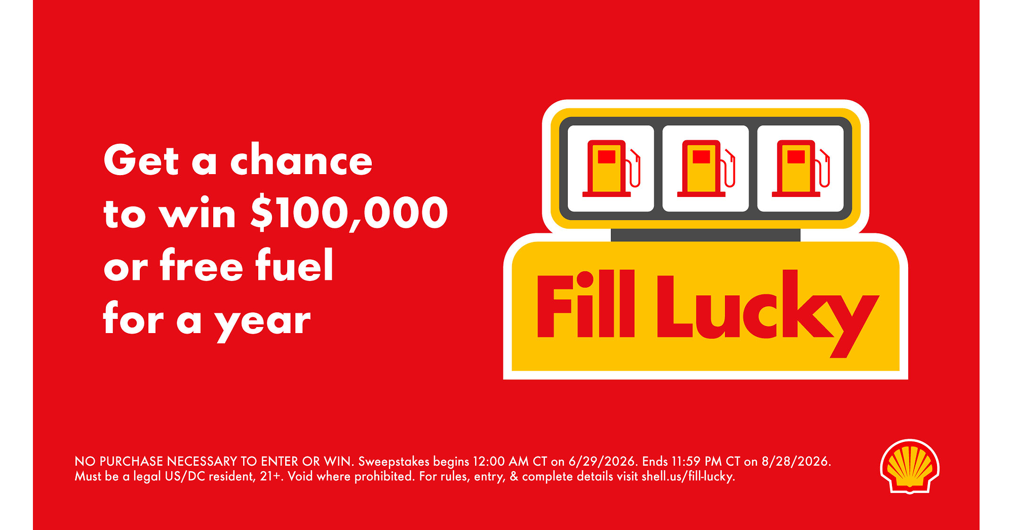 Shell Launches "Fill Lucky" Summer Sweepstakes, Giving Drivers a Chance ...