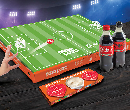 Pizza Pizza Kicks Off Soccer Fever with 'Dip Cup Nations' and 'Pitch ...