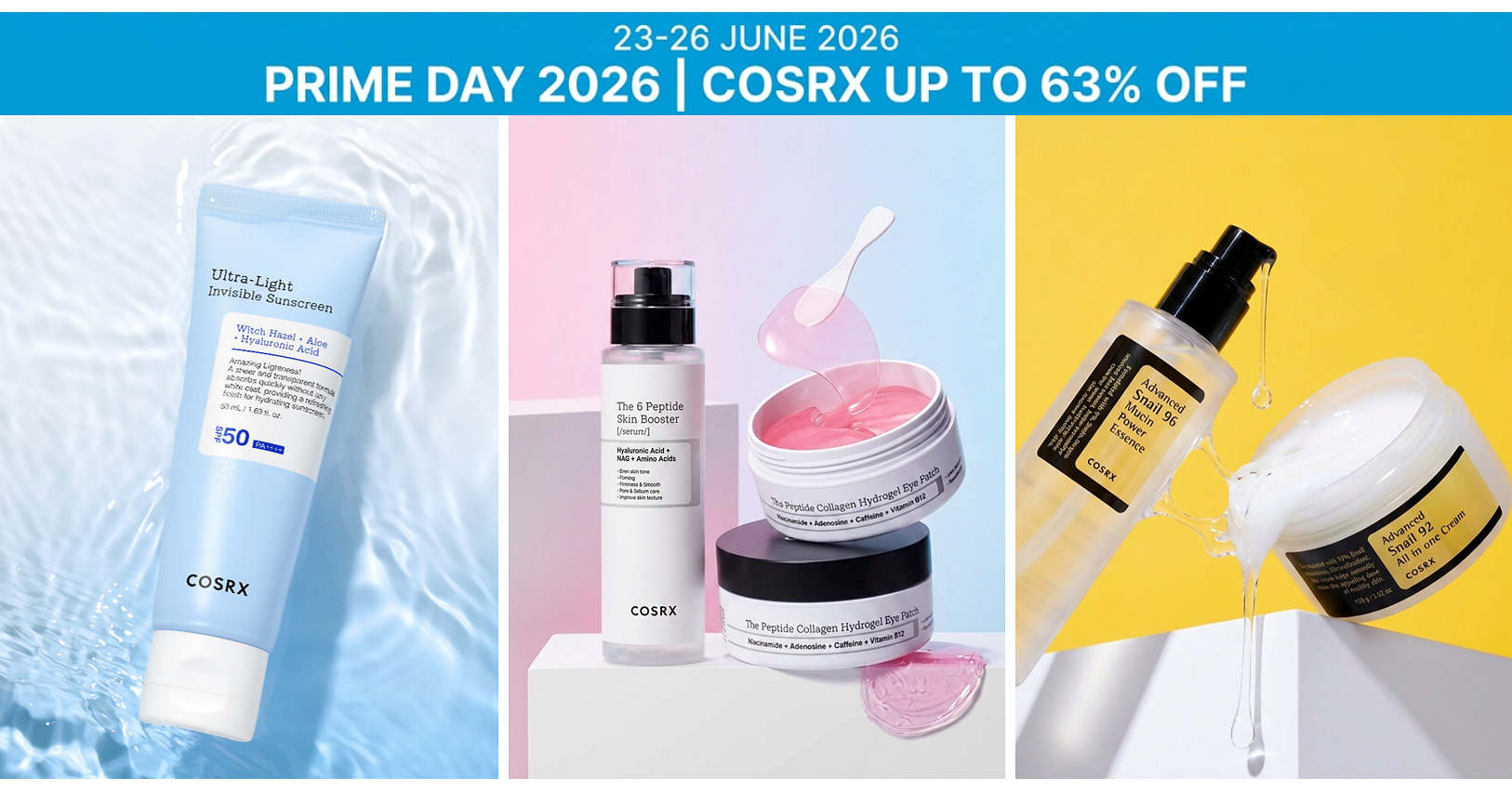 As K-Beauty Heats Up Amazon UK Prime Day, COSRX Leads with Up to 63% ...