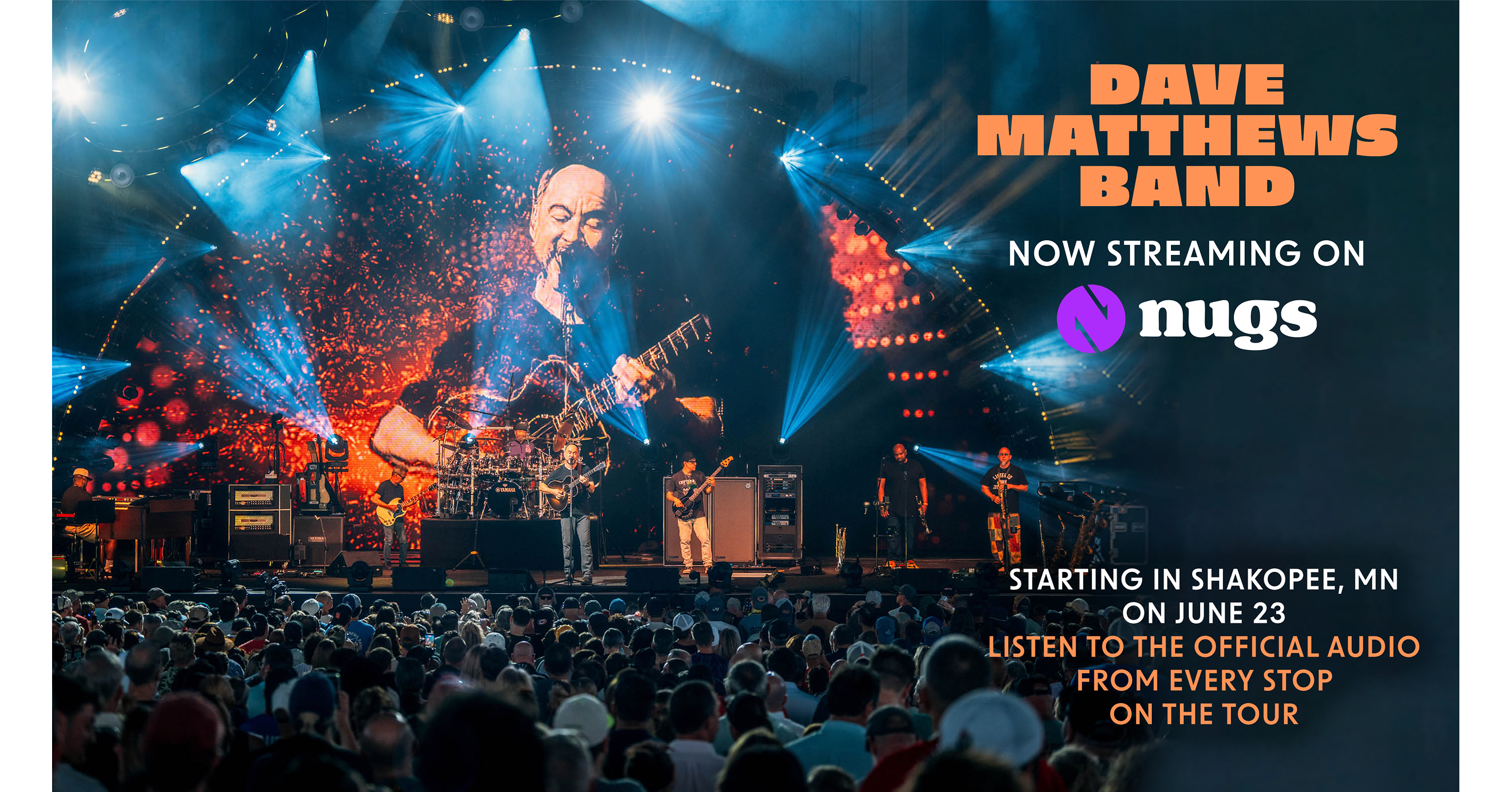 Dave Matthews Band Brings Official Recordings from Every Tour Stop to nugs
