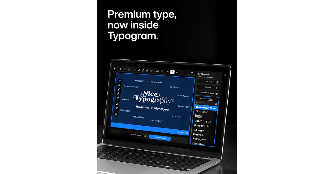 Monotype Partners with Typogram to Bring Over 7,000 Premium Font Styles ...
