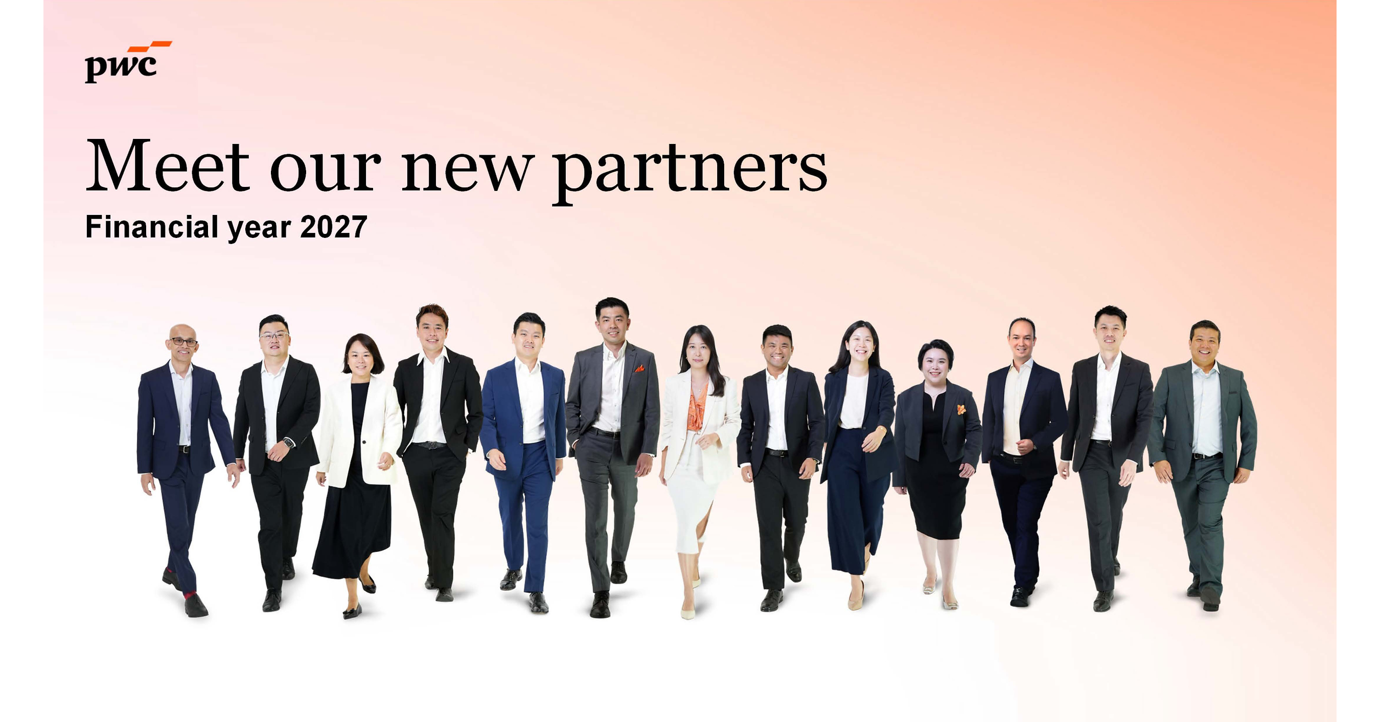 PwC Singapore welcomes 13 new partners--majority of which work with AI ...